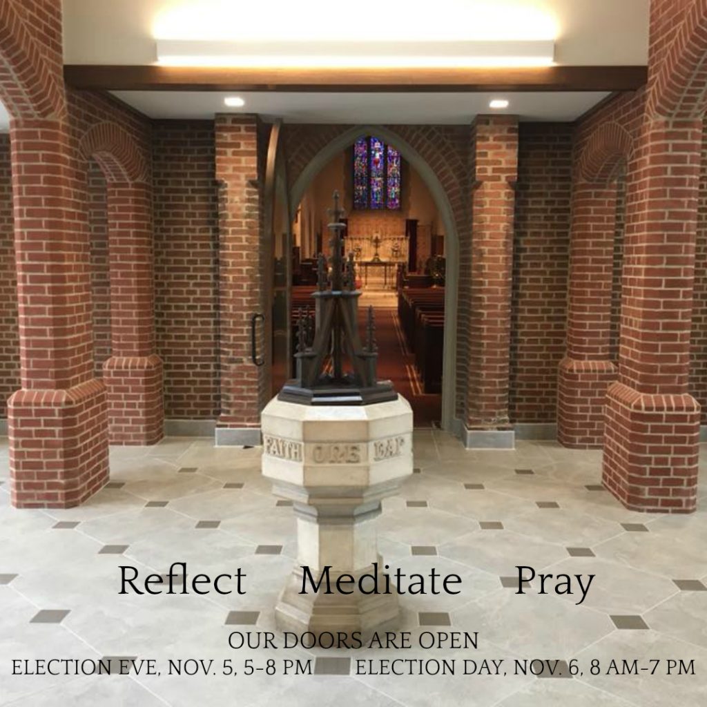 Election Eve/Day Quiet Space and Bake Sale - St. John's Episcopal ...