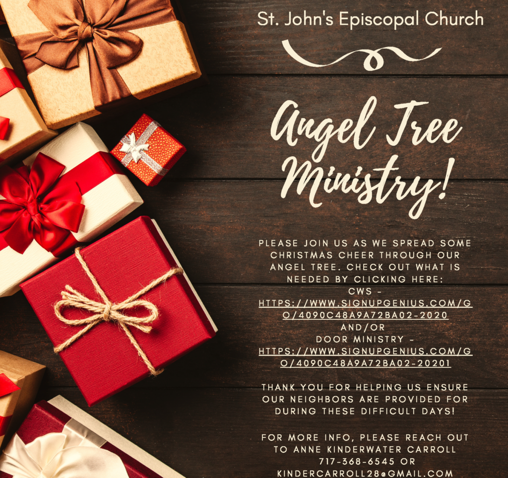 Angel Tree Ministry - St. John's Episcopal Church of Lancaster